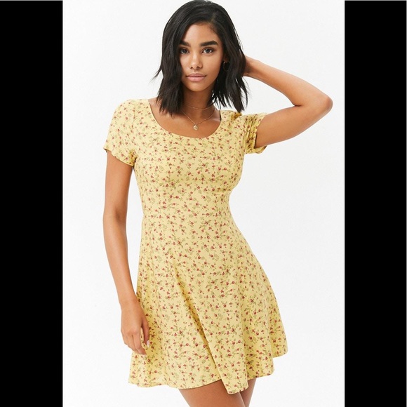 Forever 21 Yellow Dress